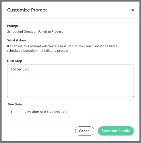 Next Steps Setup – Aware3